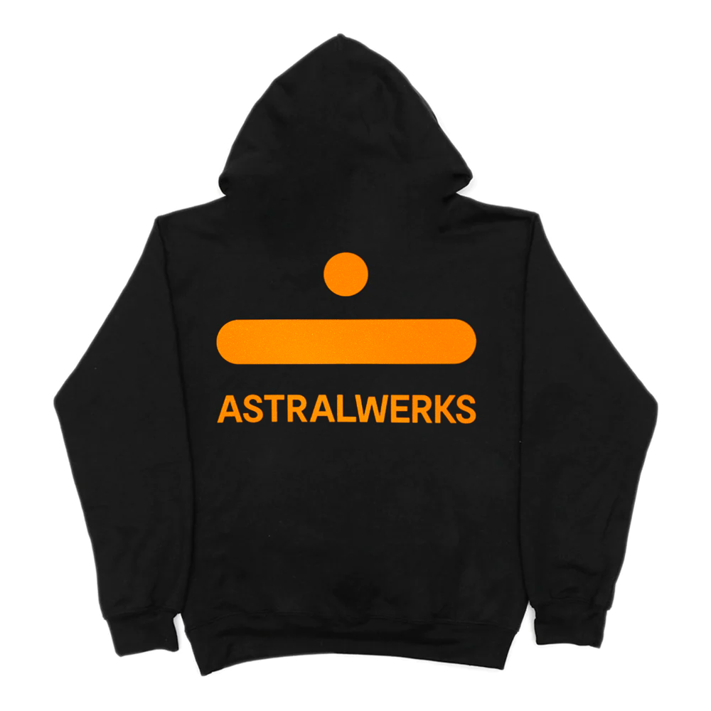 ASW HEAVY PRINT HOODIE - Astralwerks Label Store