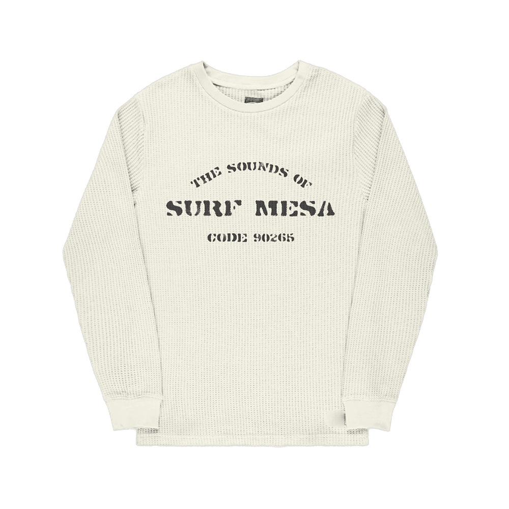 Surf Mesa - The Sounds of Surf Mesa Thermal Crewneck - Astralwerks Label Store